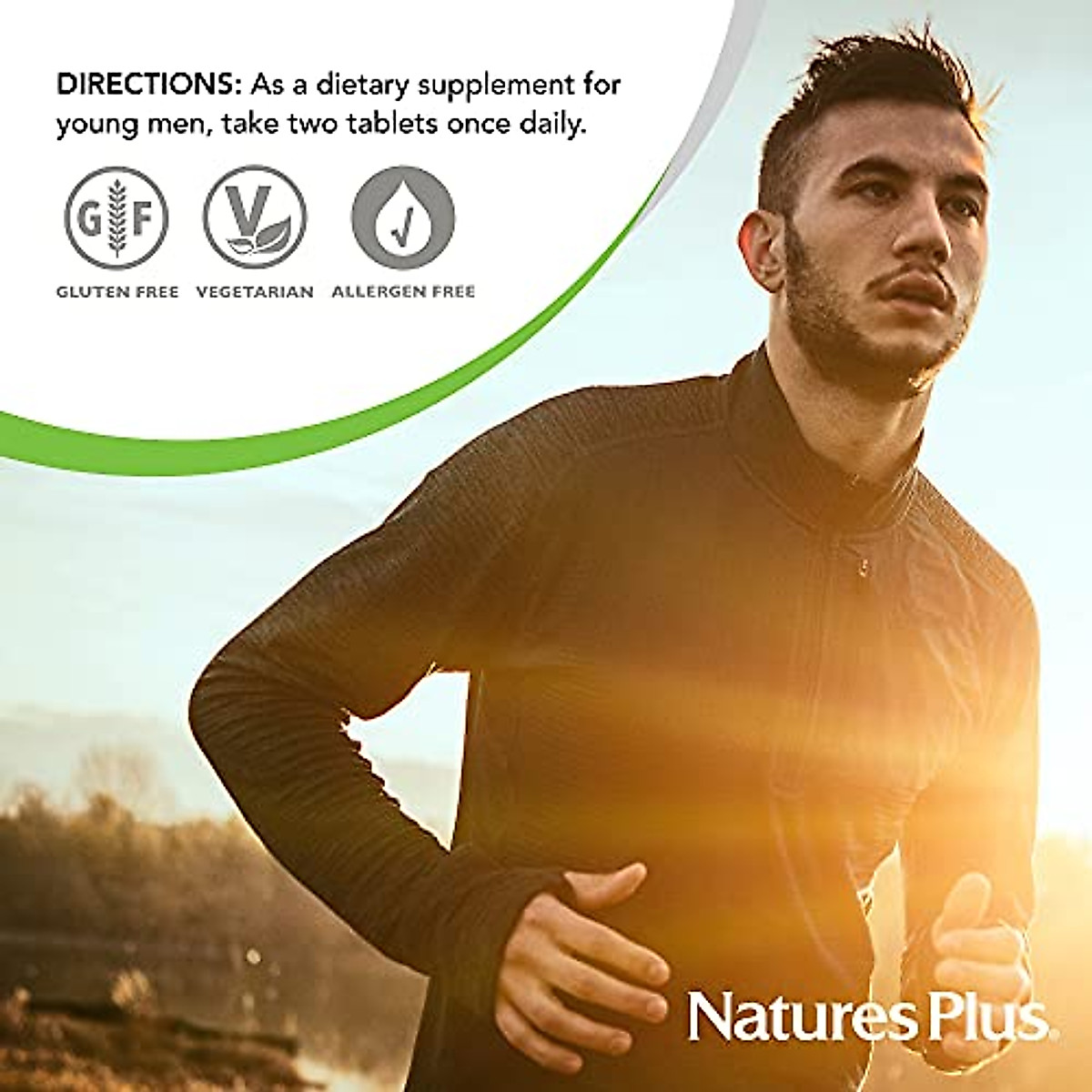 NaturesPlus Source of Life Power Teen for Him, Wild Berry - 60 Chewable Tablets, Pack of 2 - High Potency Teenage Multivitamin - Gluten Free, Sugar Free - 60 Total Servings