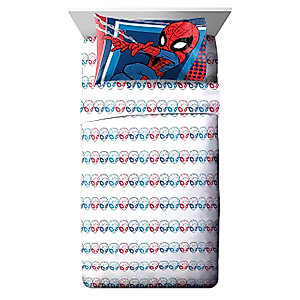 Jay Franco Marvel Super Hero Adventures Go Spidey Toddler 6-Piece Bedding Bundle- Includes Bed Set, Hamper, Pillow Buddy
