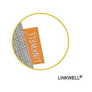 LINKWELL 18x18 inches Vintage Words Home Sweet Home Burlap Throw Pillowcase Cushion Cover (CC1289)