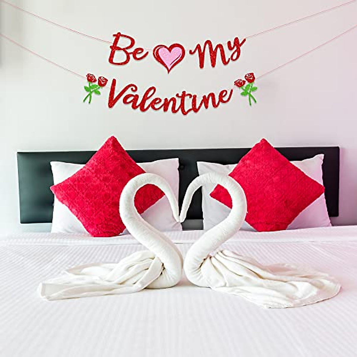 Be My Valentine-Valentines Day Banner-Will You Be My Valentine-Valentines Day Decor