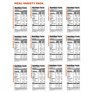 PROBAR - Meal Bar 12 Flavor Variety Pack - Natural Energy, Non-GMO, Gluten-Free, Plant-Based Whole Food Ingredients, 3 Ounce (Pack of 12) - Flavors May Vary