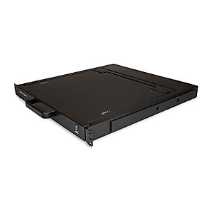StarTech.com Rackmount KVM Console - Single Port VGA KVM with 17" LCD Monitor for Server Rack - Fully Featured Universal 1U LCD KVM Drawer w/Cables & Hardware - USB Support - 50,000 MTBF (RKCONS1701)