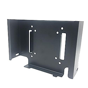 JINGCHENGMEI Mac Mini Mount - Mount for Mac Mini No Scratches on Your Equipment (MacMiniMount, Black)