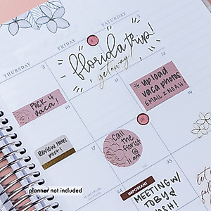 Classic Sticker Book in Flora, Decorate Your Paper Crafts, Label, Color Code Your Planner and Calendar with Beautiful Stickers in Elegant Flora by Erin Condren