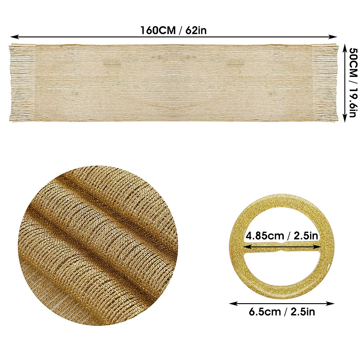 Aster Sparkling Metallic Shawls and Wraps for Evening Dresses with Buckle, Womens Shawls and Wraps for Evening Party Bride Bridesmaid Gifts(Gold)