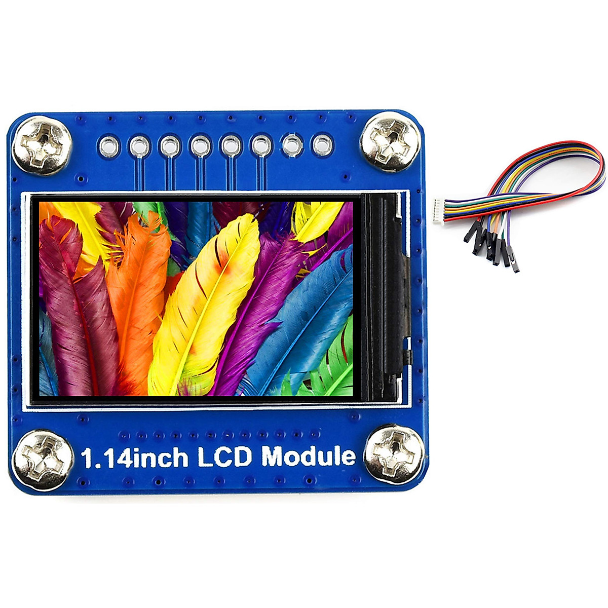 Bicool 1.14inch LCD Display Module IPS Screen, 65K RGB Colors, 240×135 Resolution, Embedded ST7789 Driver, SPI Interface Compatible with Arduino/Raspberry Pi /STM32