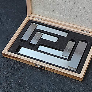 Faithfull Engineers Squares Set 4Pc (2/3/4/6In)