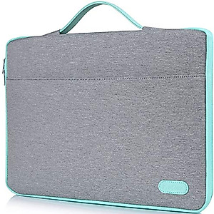 ProCase 14-15.6 Inch Laptop Sleeve Case Protective Bag, Ultrabook Notebook Carrying Case Handbag for MacBook Pro 16" 14" 15" 15.6" Dell Lenovo HP Acer ASUS Samsung Chromebook Computer -Light Grey