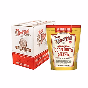 Bob's Red Mill Gluten Free Corn Grits/Polenta, 24-ounce (Pack of 4)