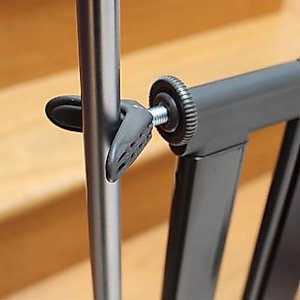 Qdos Safety Y-Spindles for Qdos Pressure Mount Baby Gates | Slate | Adapts Qdos Pressure Mount Gates to fit on Banisters and Spindles up to 3" in Diameter - Easy Installation | 1 Pack = 2 Y-Spindles