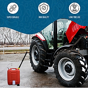 KP KOOL PRODUCTS Gas Can Spout Replacement with Extension Spout - Gas can nozzle - Gas can vent kit & Gasket Filters - Used for Old 5 Gallon gas can spout - Blitz - Midwest - Scepter and Other Brands