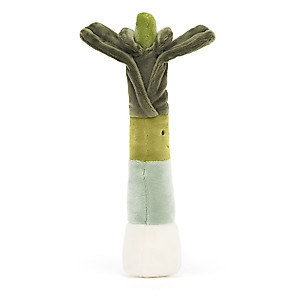 Jellycat Vivacious Vegetables Leek Food Plush, 10 inches