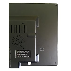 PONPY 7" Ultra Thin 16:9 HD 800x480 Color TFT LCD Display Monitor Touch Button Monitor Screen with AV HDMI VGA Video Input