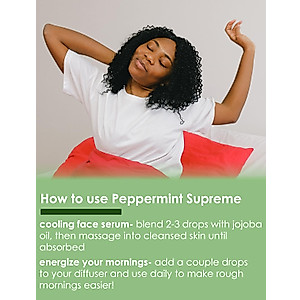 1 fl oz Peppermint Essential Oil (Mentha Piperita) (100% Pure & Uncut) - GreenHealth