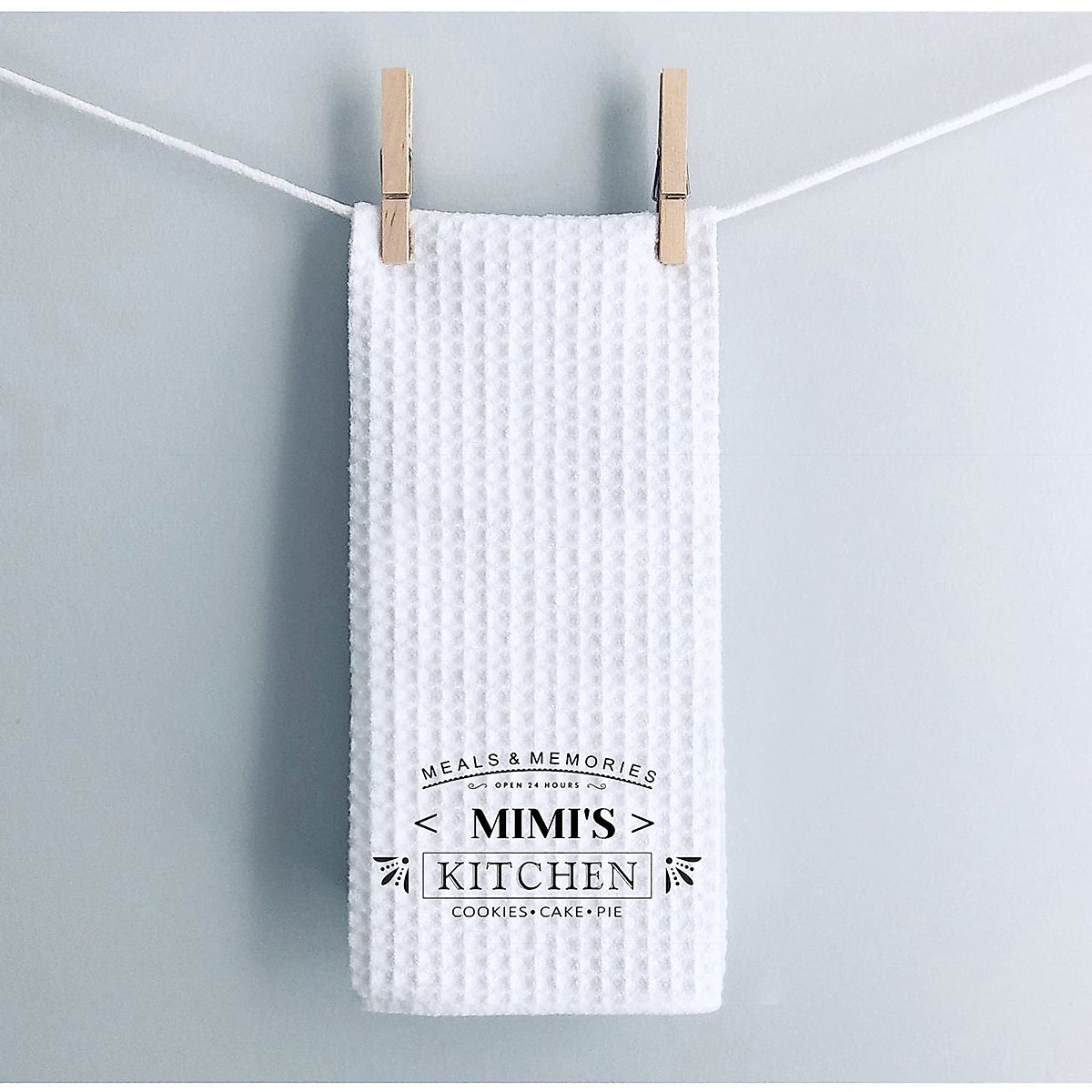 WCGXKO Mimi Gift Mimi Kitchen Towel Dish Towel for Mimi Birthday Gift (24 Hours Mimi's)