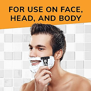 BIC Flex 4 Refillable Razors for Men, Long-Lasting 4 Blade Disposable Razors for Sensitive Skin, 1 Handle and 8 Cartridges, 9 Piece Shaving Kit