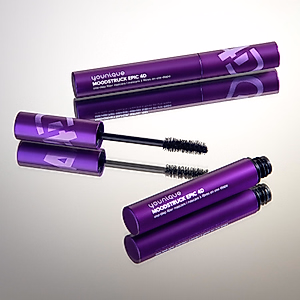 Younique MOODSTRUCK EPIC 4D Fiber Lash Mascara | 7 ml | Long Lasting Mascara Black Volume and Length, Lengthening, Thickening, Fuller Lashes Amplify Smudge-Proof Eyelash Mascara, Makeup
