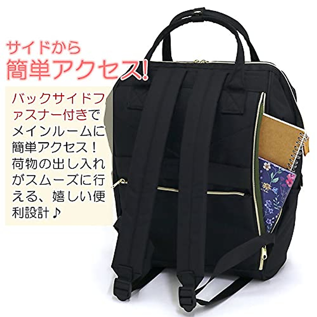 anello(アネロ) Base Backpack (L), NVY