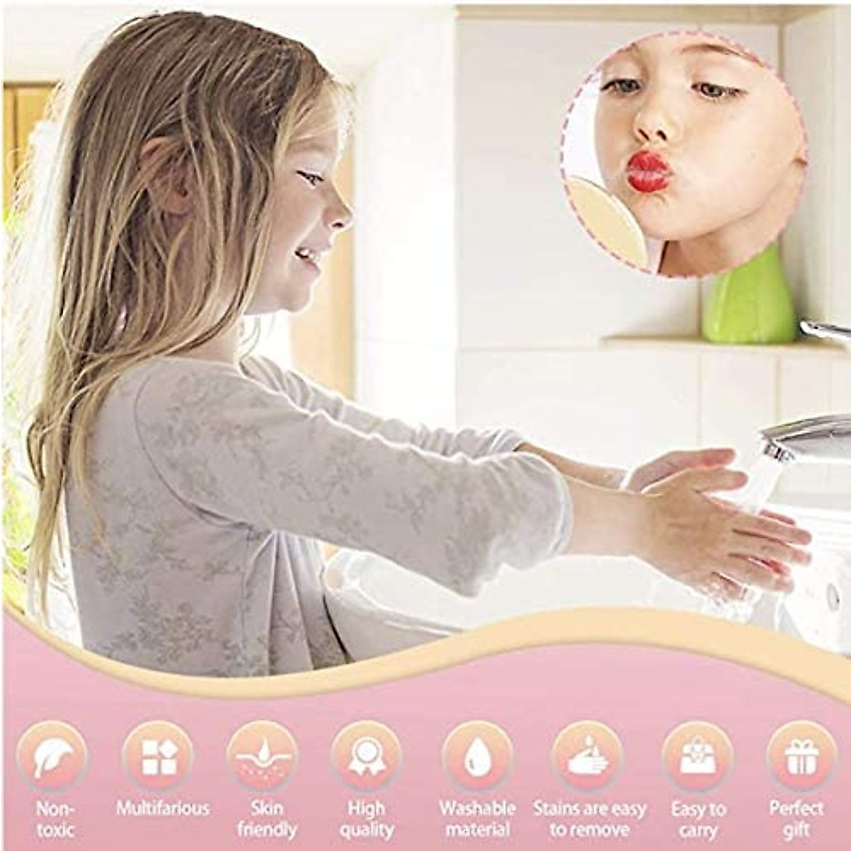 Expressions 12pc Flavored Lip Gloss Set, Glitter Lip Kit, Fruit Flavored Lip Gloss Tubes, Lip Gloss for Kids, Safe and Non Toxic Kids Makeup Set