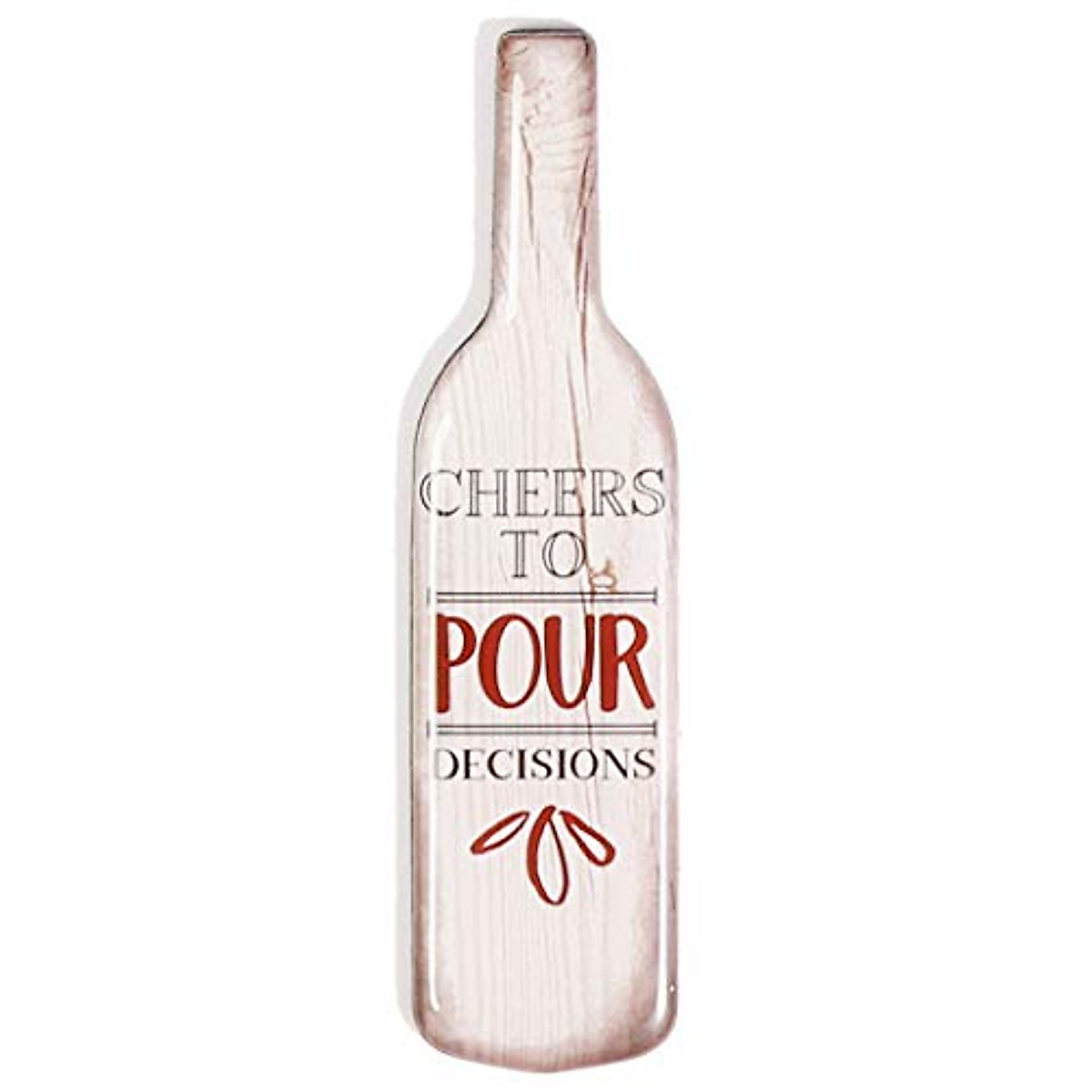 Fun Wine Bottle Magnets for Refrigerators (4 in, 12 Pack)