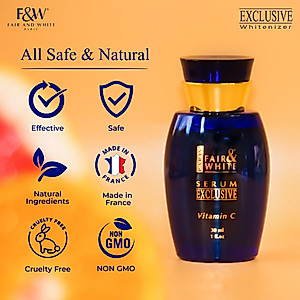 Fair & White Exclusive, Vitamin C Serum – 30 ml / 1 fl oz – Skin Brightening Serum