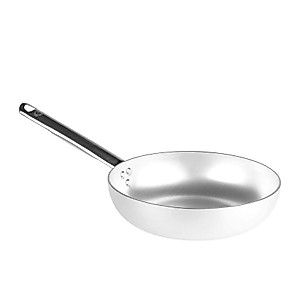 Pentole Agnelli Aluminium Professional Radiant Frying Pan 5 Mm. Thick with Tubular Steel Handle, Diameter 28 cm.