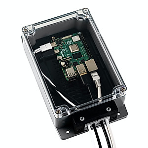Sixfab Outdoor IP65 Project Enclosure | for Raspberry Pi & Arduino & Development Boards | D:4.9 x W:8.3 x H:2.3 (inches) | Dustproof/Water-Resistant | IoT