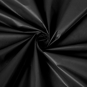 ZGORENDZ 2 Pack Rectangle Tablecloths 54 x 108 Inch Water Resistant Tablecloths Disposable Fabric Table Cover for Dining Table, Buffet Party and Camping, Black