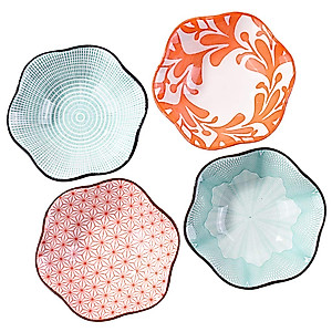 Whitenesser Soy Sauce Dish Dipping Sauce Bowl Seasoning Dishes Soy Dipping Sauce Dishes-Set of 4