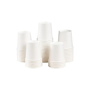 Rupert and Jeoffrey's Trading Co. Paper Cups Disposable, Hot Coffee Cups (50, 4 oz.)