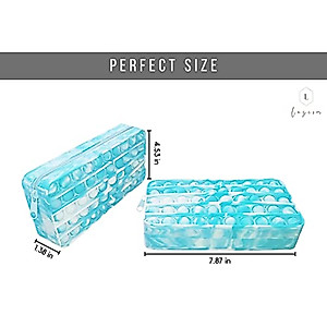 Lazcom Pencil Case - Pencil Case Pack for School - Relieve Stress Bag - Stationery Storage Bag for Students - School Supplies - Accessory Organizer