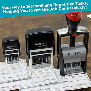 MaxMark Dater 2000 Self Inking Date Stamp - Black