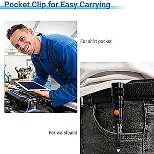 Magnetic Pickup Tool, Cool Gadgets LED Flexible Extensible Telescoping Magnet tools light Car Accessories Gifts for Him Boyfriend Husband Men Women Dad DIY Handyman Christmas Stocking Stuffers