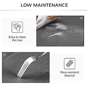 PawHut Elevated Dog Bed with Breathable Fabric, Foldable Pet Cot with Heavy Duty Steel Frame, Portable Cooling Pet Bed Indoor Outdoor Use, for Small Medium Dogs