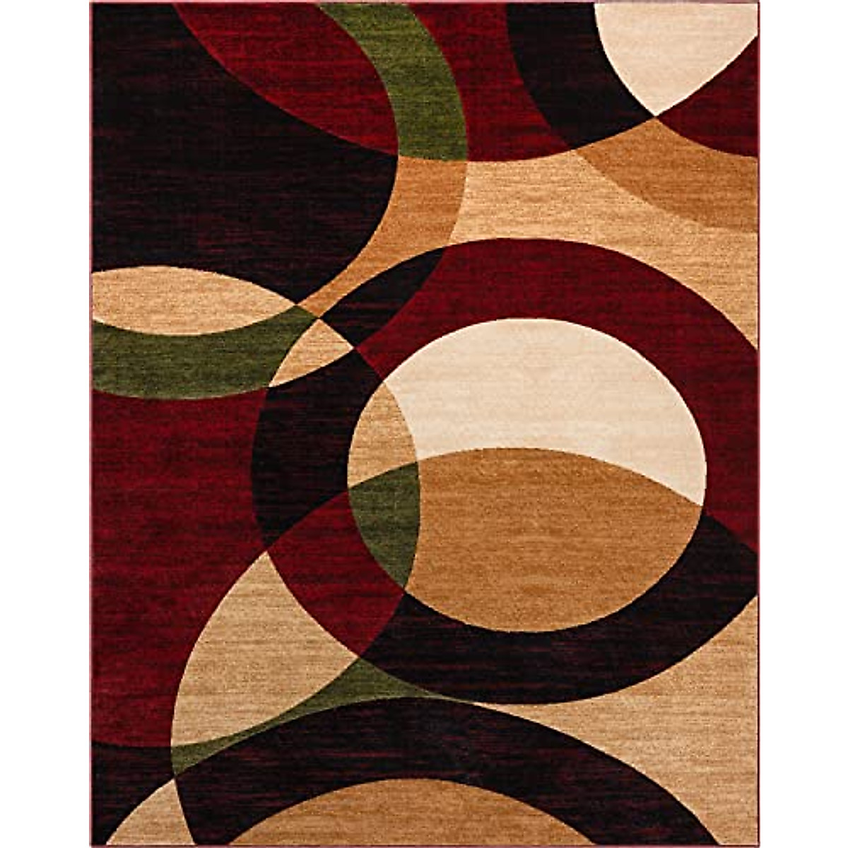 Well Woven Dulcet Bingo Red Modern Geometric Area Rug (7'10" x 9'10")