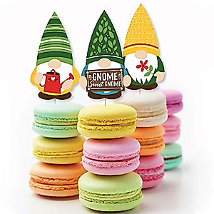 Big Dot of Happiness Garden Gnomes - DIY Shaped Forest Gnome Party Cut-Outs - 24 Count