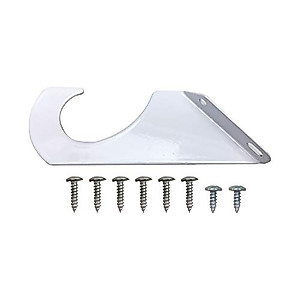 Design House 205831 Adjustable Closet Rod, 48"-72", White, inch inch