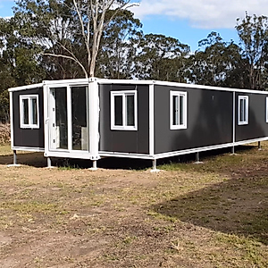 Mobile Home 3 Bedroom Foldable Flat Pack Prefab Modern 20ft 40ft Expandable Container House