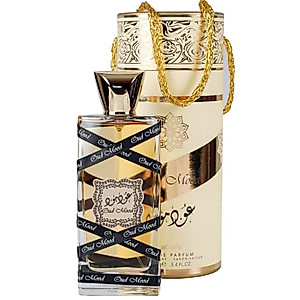Lattafa Oud Mood for Unisex Eau de Parfum Spray, 3.4 Ounce