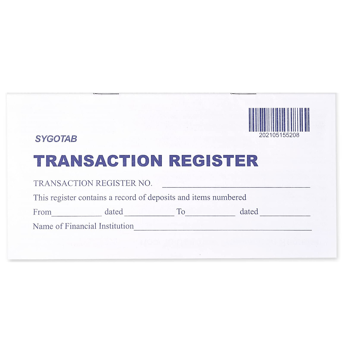 12 PCS Check registers for Personal Checkbook, Upgrade Checkbook Register and transactions Ledgers.