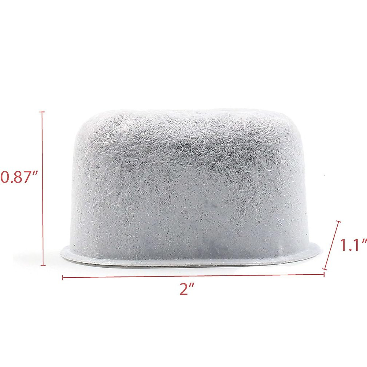 Nispira UNIV1CFLTR6PK Water Filter Pod Replacement For GE Café Specialty Drip Coffee Maker G7CDABSSTSS, G7CDAASSTSS, C7CDAAS3PD3, C7CDAAS4PW3 6 Packs