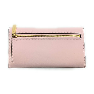 Michael Kors Women's Jet Set Travel Large Trifold Wallet (Powder Blush)
