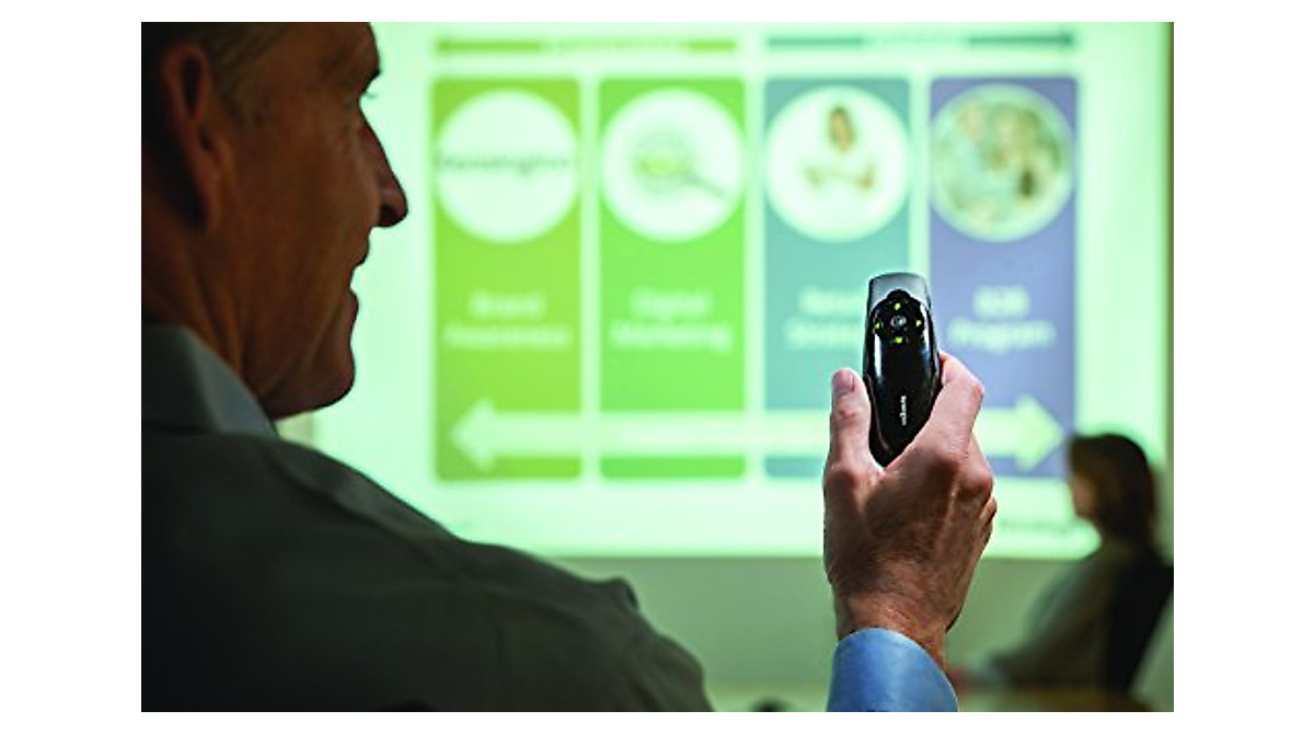 Kensington Expert Wireless Presenter with Green Laser | Up to 150ft Range