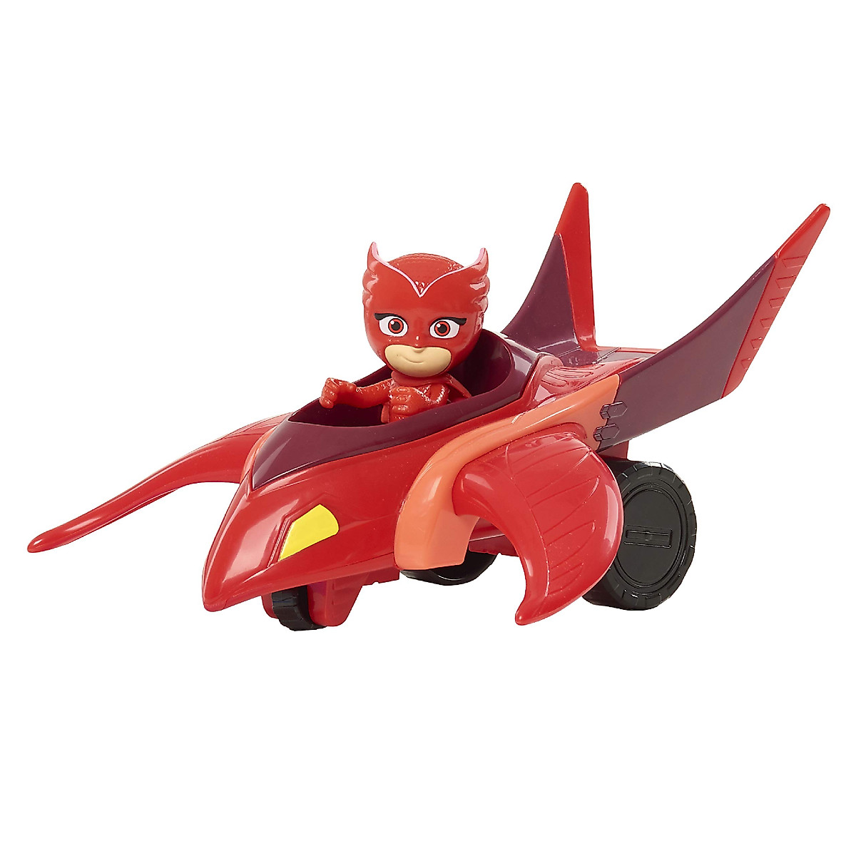 PJ Masks Owlette and Owl Glider, 2-Piece Articulated Action Figure and Vehicle Set, Red, Kids Toys for Ages 3 Up by Just Play