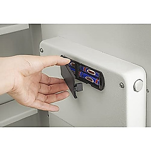 Digital Wall Safe – Flat, Electronic, Steel, Keypad, 2 Manual Override Keys – Protect Money, Jewelry, Passports – For Home or Business by Paragon