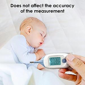 100pcs Disposable Digital Thermometer Probe Covers for Accurate and Hygienic Rectal Thermometer Measurements, Wrap Around The Thermometer's Entire Body