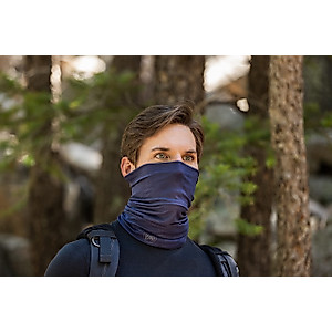 BUFF Original EcoStretch Neck Gaiter, UPF 50 Sun Protection, Breathable, Versatile, Quick Dry Face Mask, Night Blue, Adult Size