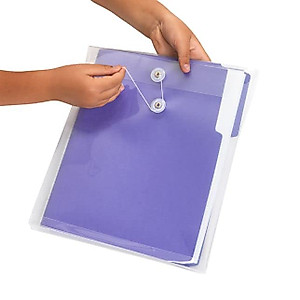 Student Take-Home Envelopes - 12 Plastic envelopes.