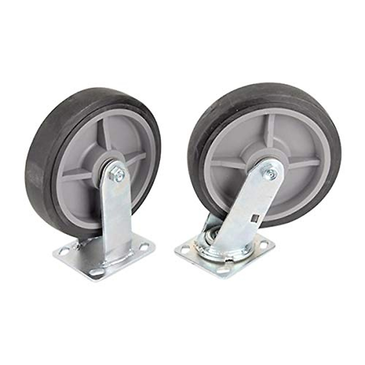 Magliner PTK2448T1-Q Tread Plate Deck Platform Truck, Aluminum, 2700 lb Capacity, 48" Length x 24" Width, Silver