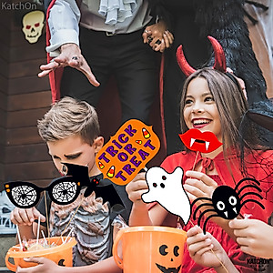 KatchOn, Scary Halloween Photo Booth Props - Large, Pack of 22 | Hocus Pocus Halloween Photo Props for Photoshoot | Halloween Selfie Props | Halloween Picture Props for Halloween Party Decorations